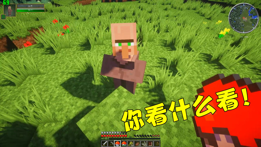 我的世界 暗墨生存记 12 终于找到村庄了 还绑架了一名村民