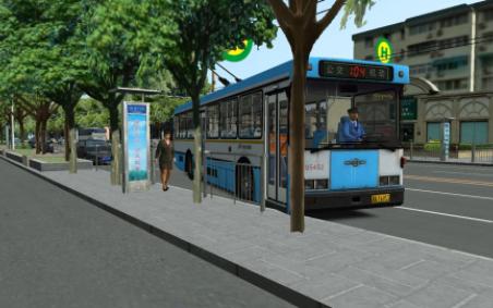 OMSI 这么开无轨电车辫子都掉了不知道多少次了 北京104