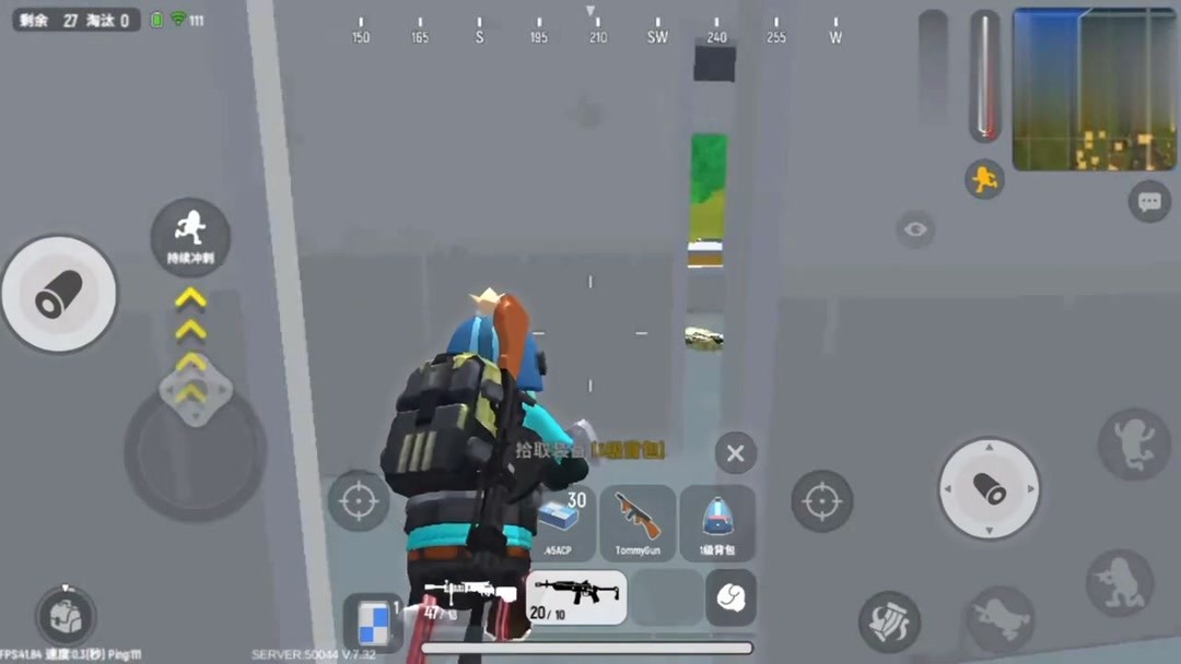 香肠派对手游这把枪真的是厉害一枪一个