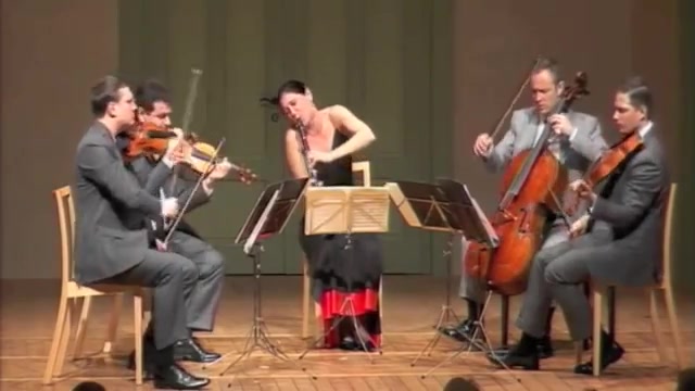 【Sharon Kam】勃拉姆斯单簧管弦乐四重奏 Op 115, 第二乐章. Adagio