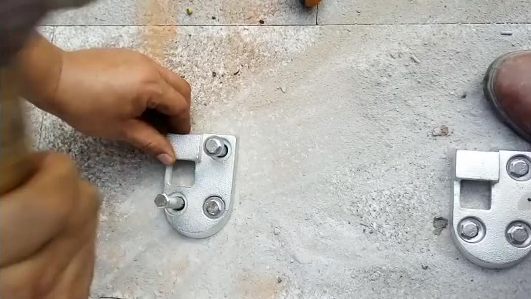 科安杰平开门机安装视频