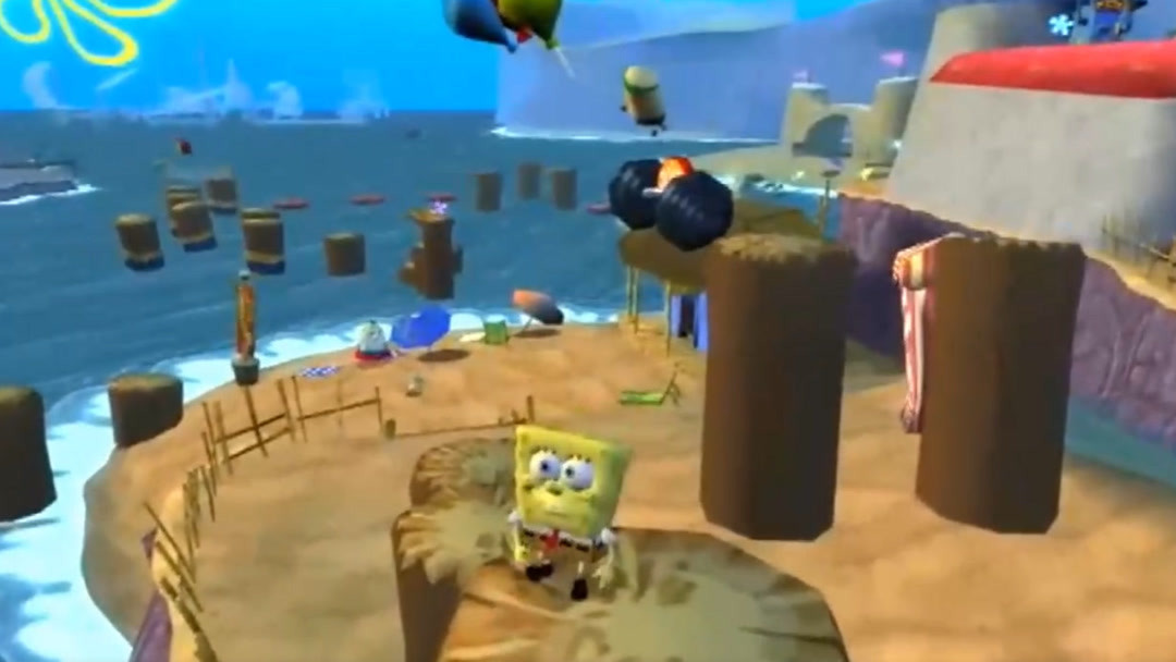 海绵宝宝设计伏击机器人!海绵宝宝游戏手机中文版