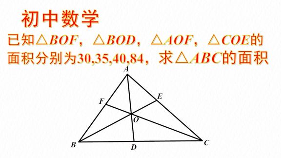 如图求三角形ABC的面积,记住这个模型,5分钟内解除答案!
