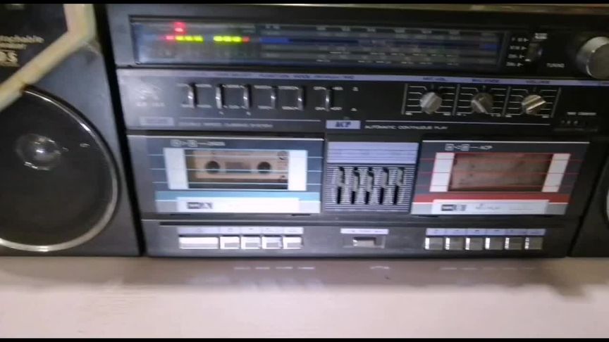 维修的双卡录音机,30年前的机器和录音带