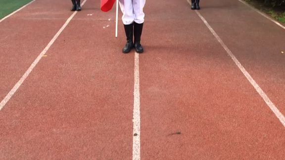 #剪映vlog日常 #西安电子科技中学 体育节暨秋季运动会开幕式升旗仪式