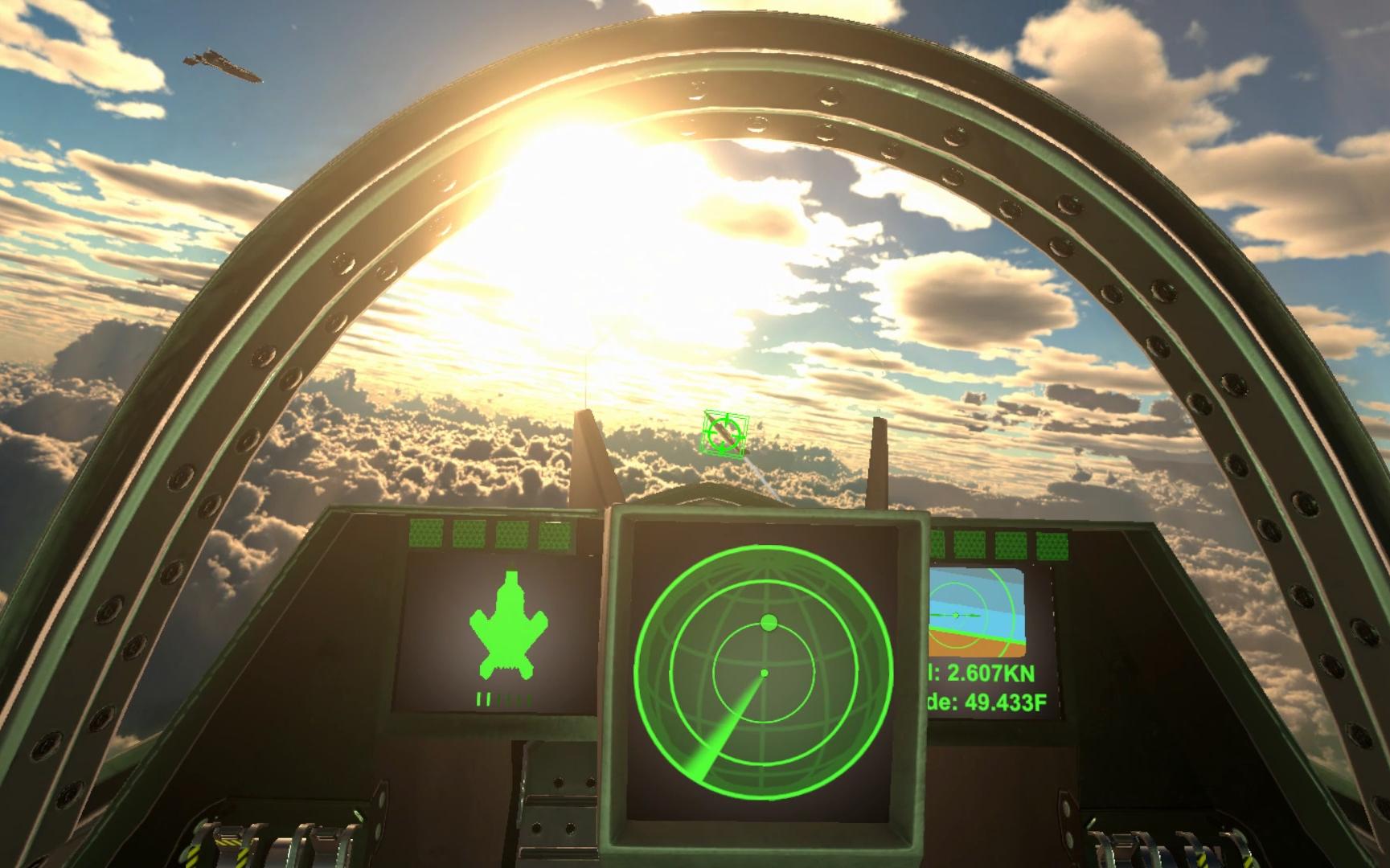 VR制作风格飞行游戏 建模师