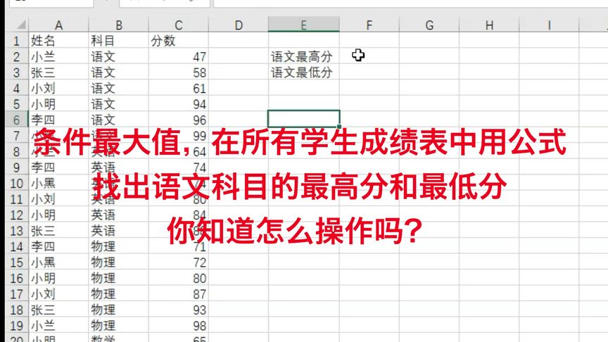 ߐ�ߍ�Excel利用数组求条件最大值!这个你确定不来了解一下?