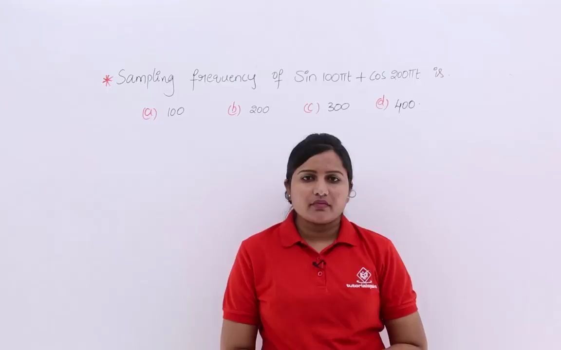 Sampling Frequency Problem Example