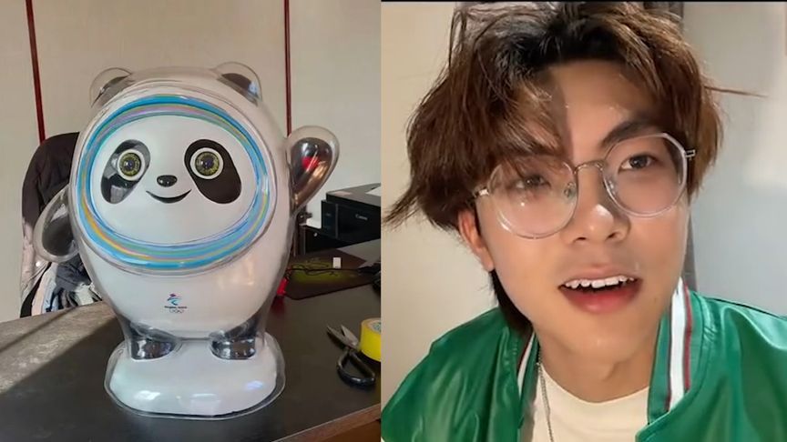 抢不到就自己做!大学生自己3D打印冰墩墩,建模被封全网最还原