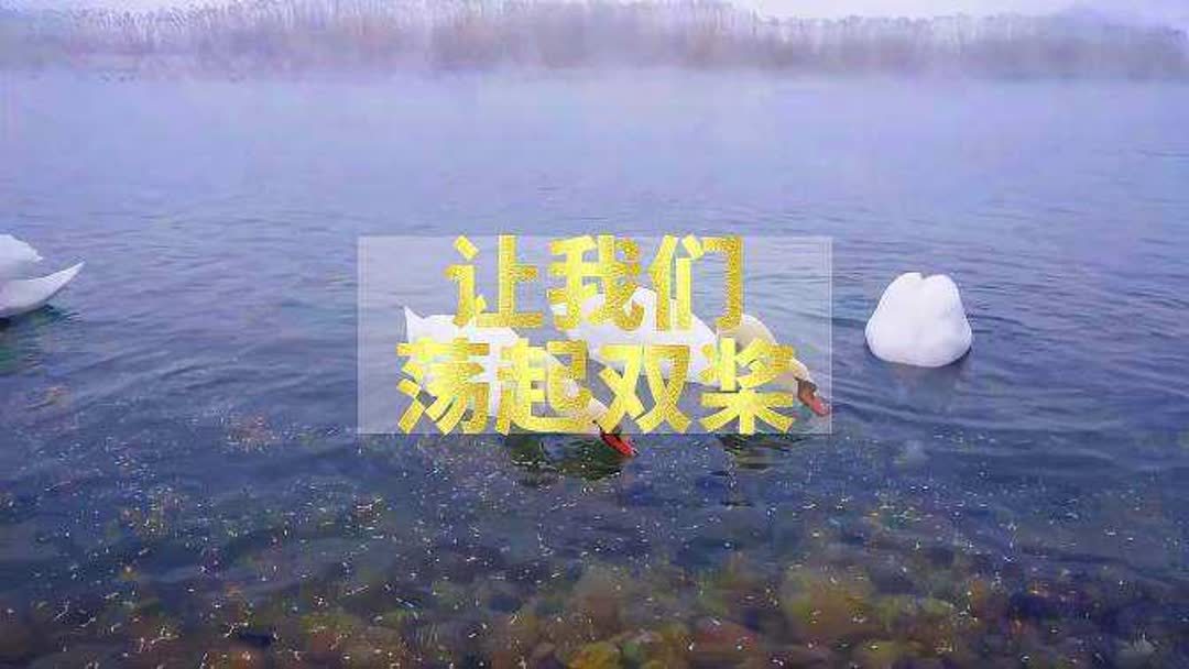 让我们荡起双桨吧