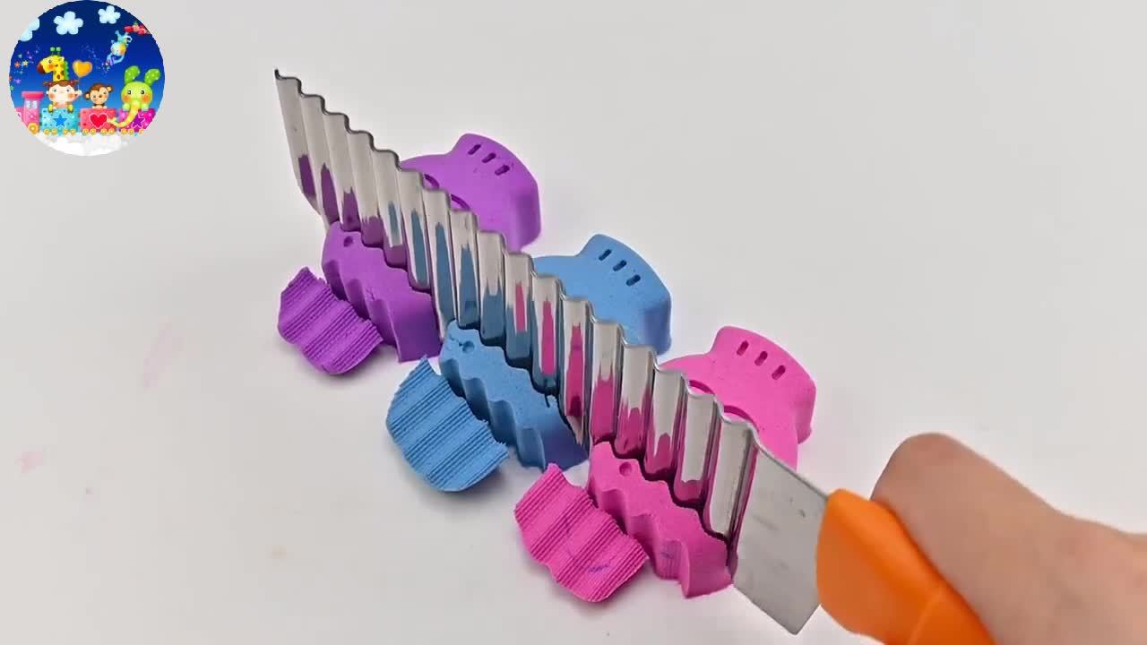 彩泥玩具DIY制作立方体模型【彩虹桥王国】