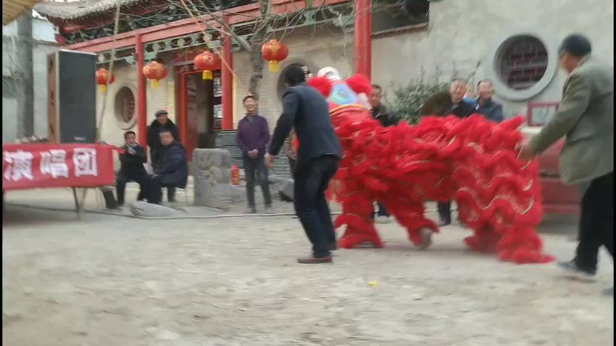 非遗大过年,铁瓦琉璃庙舞狮表演!#民俗文化