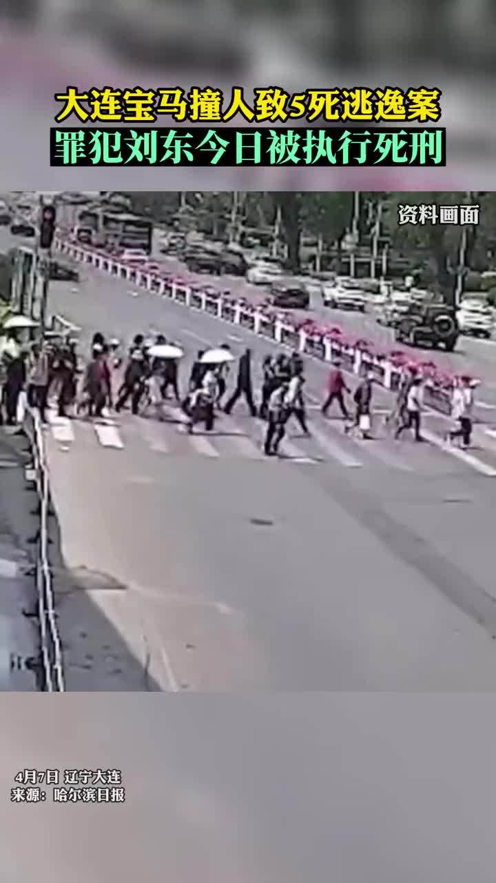 大连男子开宝马撞死5人,被执行死刑。