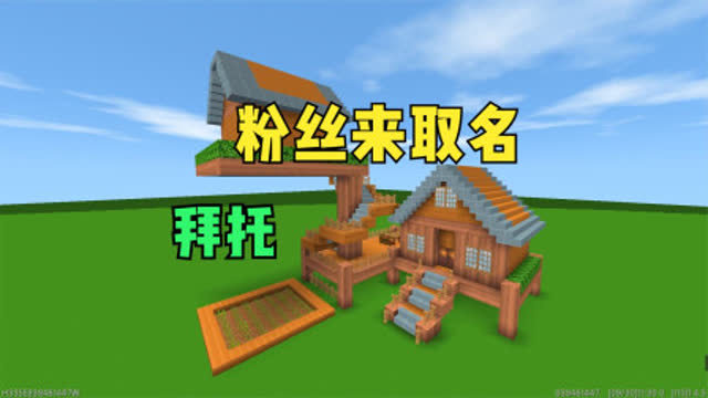 迷你世界:所有迷你玩家来帮忙想个名字吧,我真的不知道该叫啥好