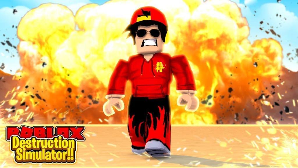 小飞象解说Roblox毁灭模拟器 无敌破坏王! 金字塔瞬间消失! 乐高小游戏