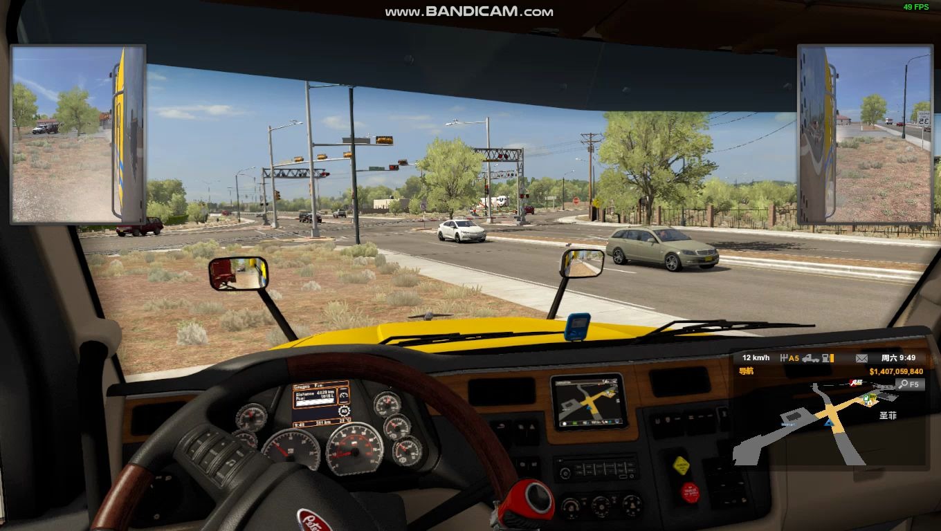 美国卡车模拟1.37正式版,这道口有点真实