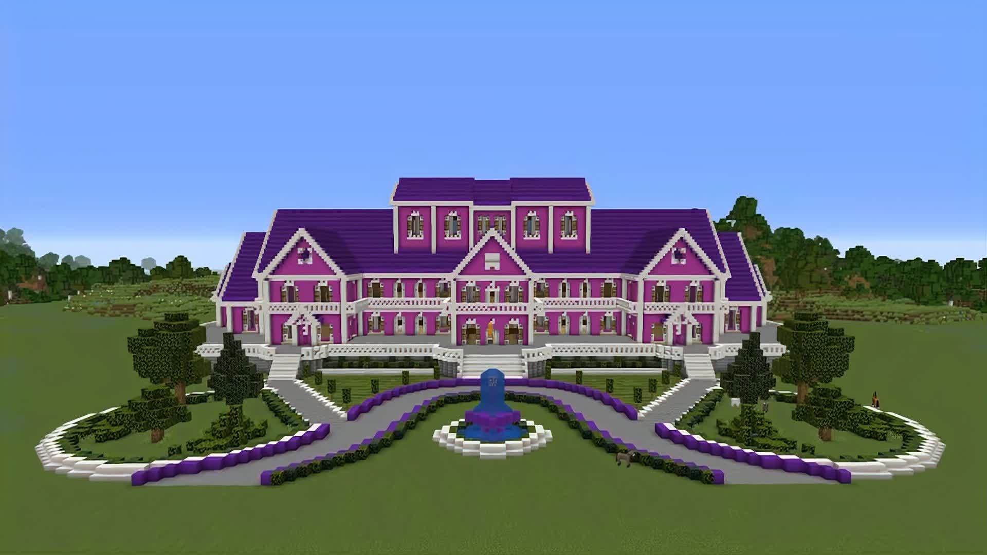 MC动画:如何在我的世界中建造田园城堡