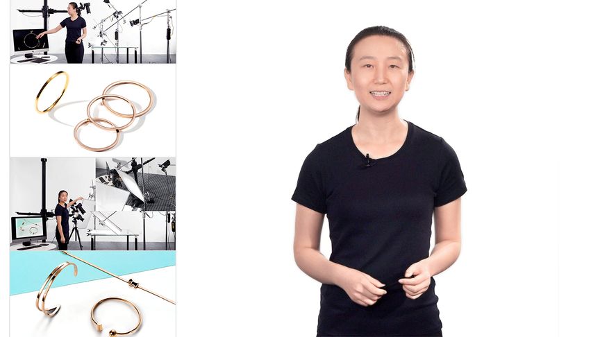 《啊摄影》珠宝首饰拍摄教程 饰品摄影后期ps精修图视频课程