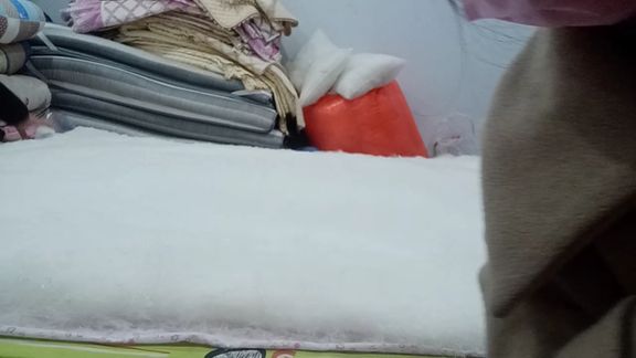 纯蚕丝被的制作过程,纯手工的。