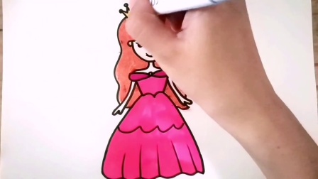 你还在这样画公主吗?教你一种简单画法,一看就会系列
