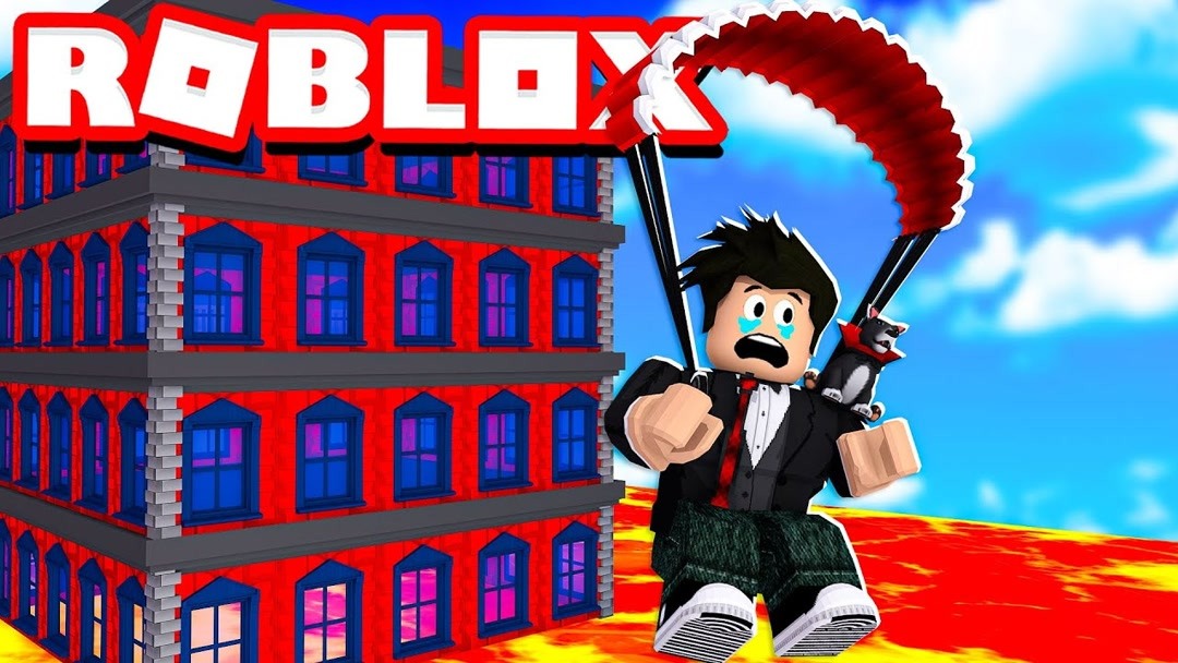 ROBLOX岩浆模拟器:逛图书馆突然地面变成了岩浆!咯咯多解说