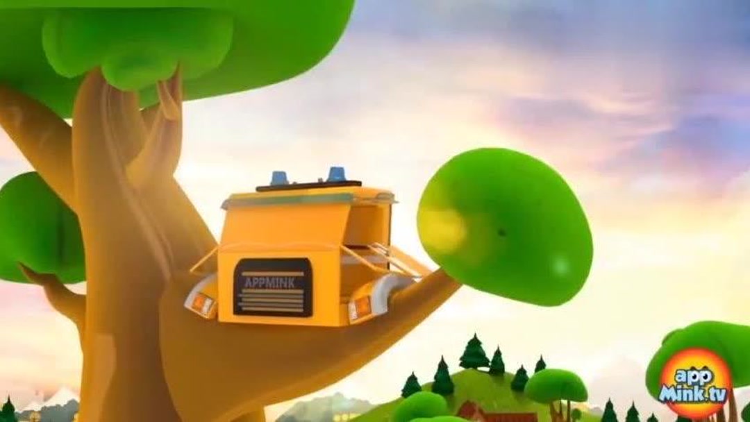 儿童动画,工程车动画,吊车组装动画