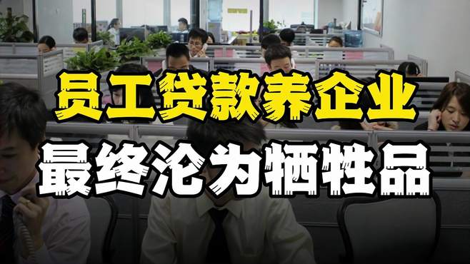“贷款上班”成真,181人贷款2600万养企业,最终员工沦为牺牲品