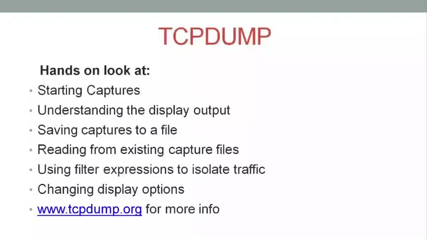 包嗅探工具-TCPDUMP介绍(英文版)
