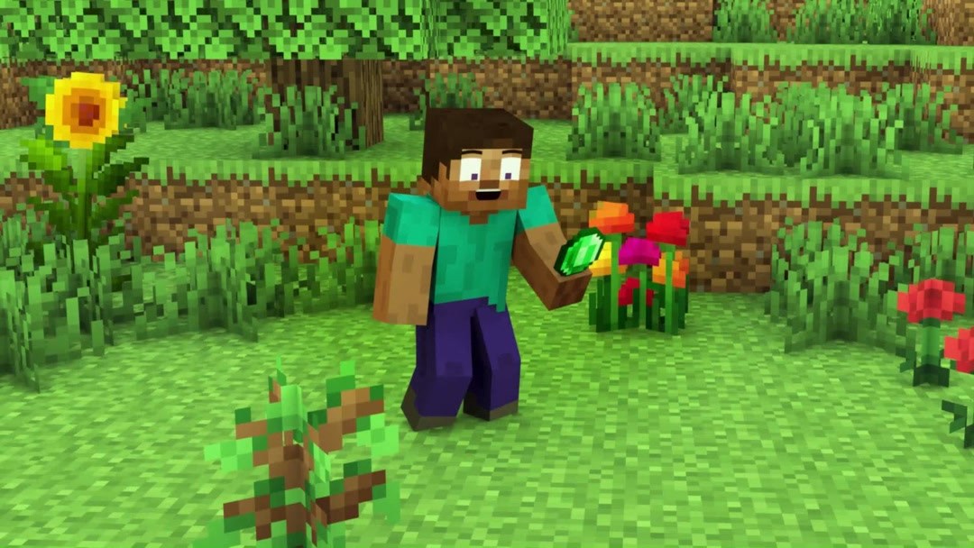 我的世界游戏 和史蒂夫一起来种树