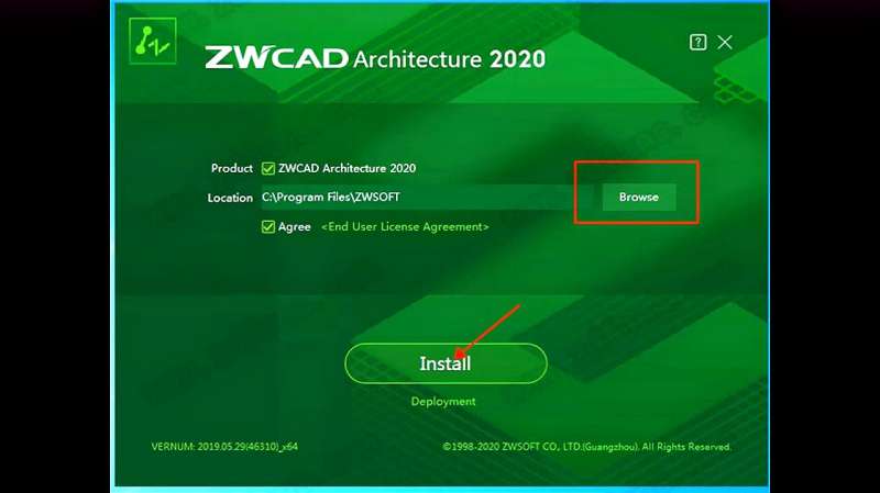 CAD2020建筑直装版的安装与使用教程