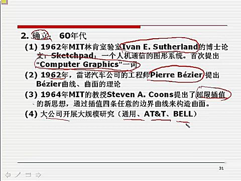 第三节 计算机图形学的发展历史