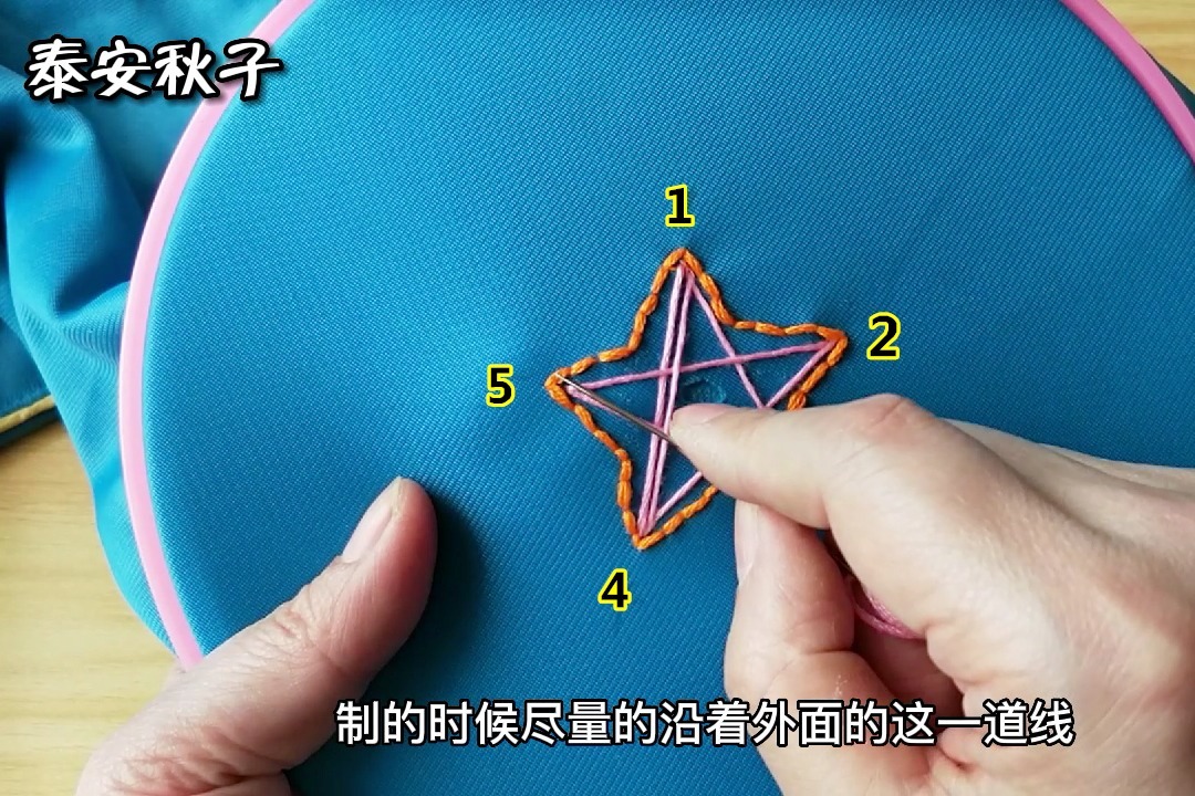 ...画上五角星,简单