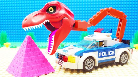 乐高定格动画,看看乐高警察与歹徒如何较量,太精彩了!