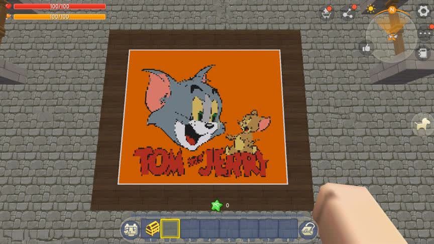 迷你世界《猫和老鼠解密》先给小狗找食物,忘情水那关淡淡犹豫了