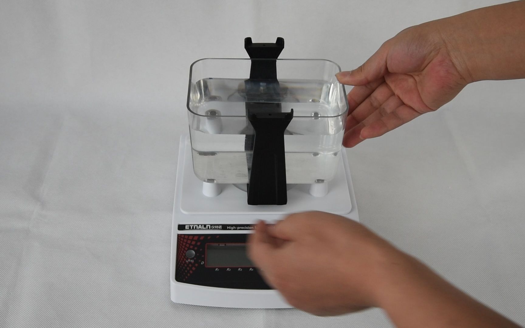 固液体比重计操作步骤,ET-120HD高精度固液体密度安装与测试方法-...