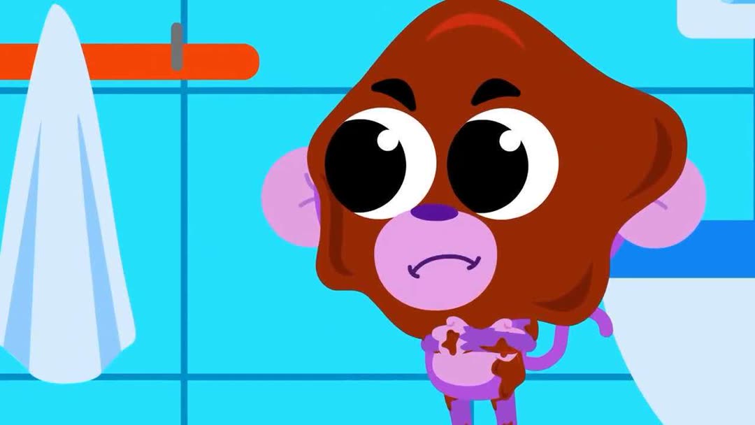 爱讲个人卫生的小猴子