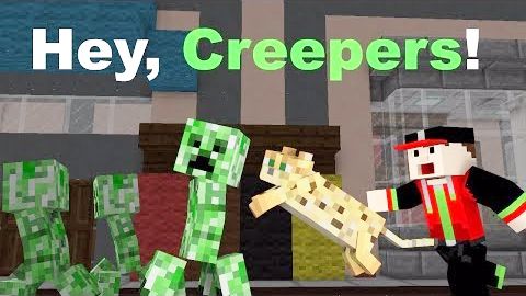 我的世界MC动画:胆小怕事的苦力怕