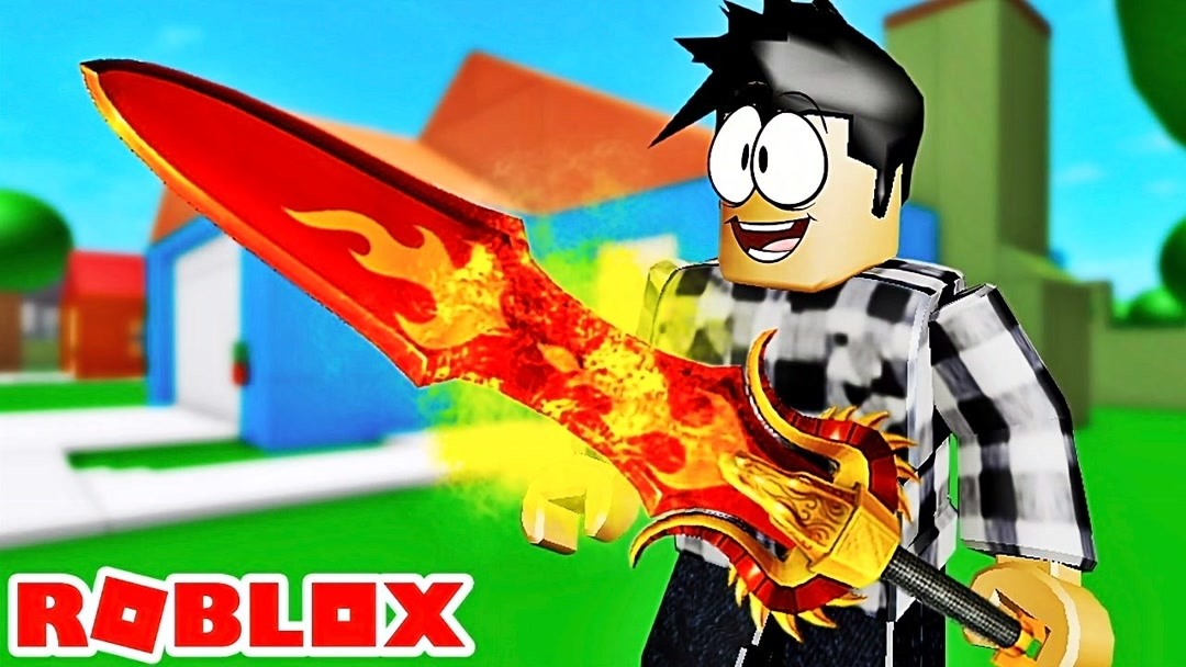 Roblox斩杀模拟器:大师级玩家手持烈焰双剑!疯狂20连跳