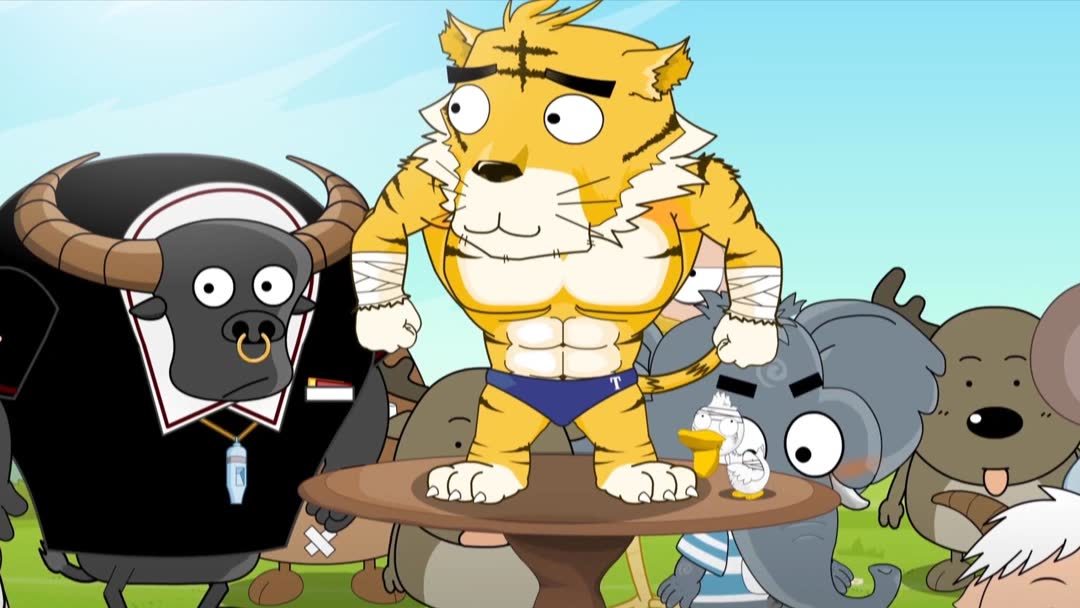 经典儿童搞笑动画片,一场没有观众的决赛