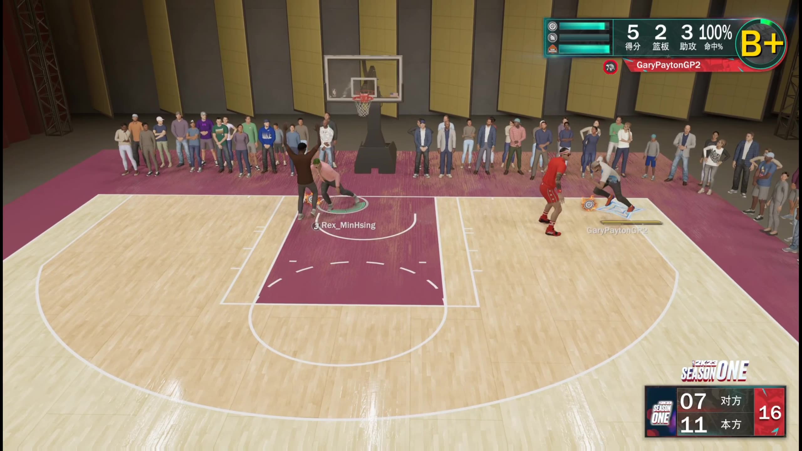 NBA2K23 小佩顿建模实战测试