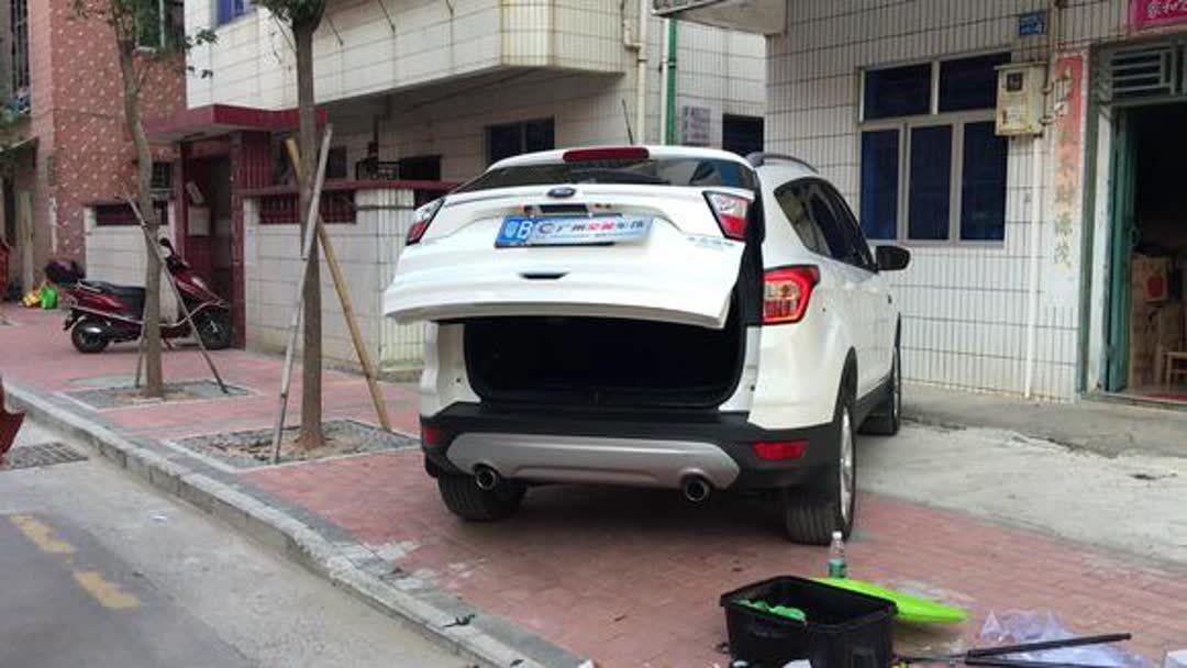 福特翼虎加装电动尾门自动后备箱改装 广东深圳上门安装 车主喜欢