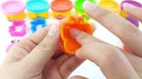 宝宝喜欢玩彩色橡皮泥, 捏成各种小动物