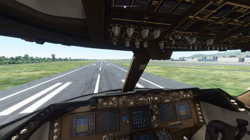 #模拟飞行 机长视角带,带你看看波音的大客机