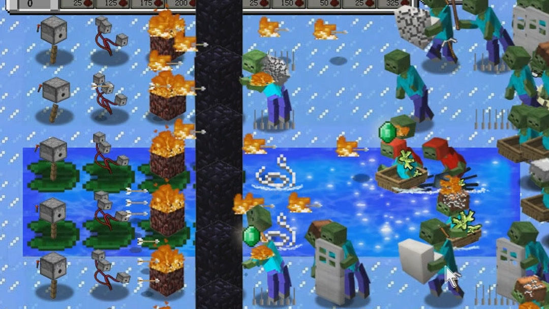 MC植物大战僵尸 我的天呀!大意被僵尸咬!