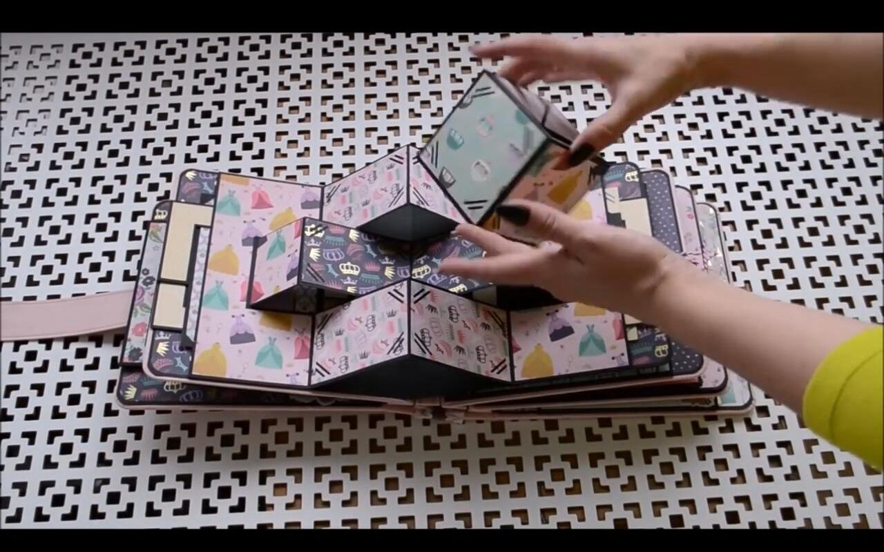 【搬运】【公主相册】教程封面专辑 手工相册 机关相册 手工相册视频...