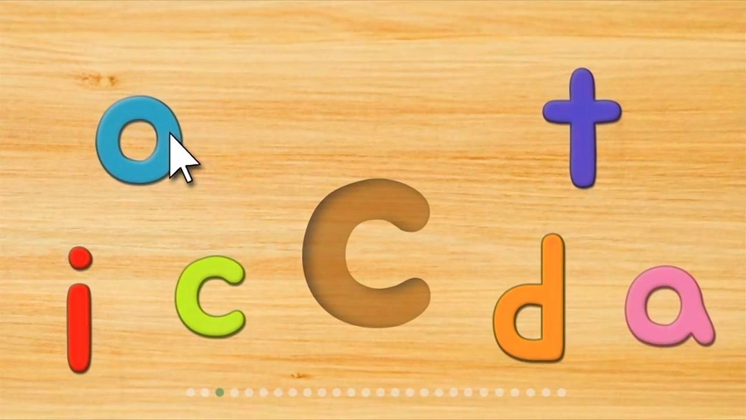 学习儿童字母表ABC拼图学a到z小写