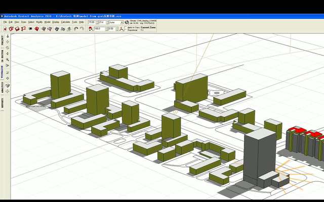 ecotect教程视频-.日照分析