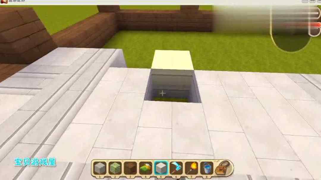《迷你世界》创造模式,给新盖的房子铺地板啦,超好玩!