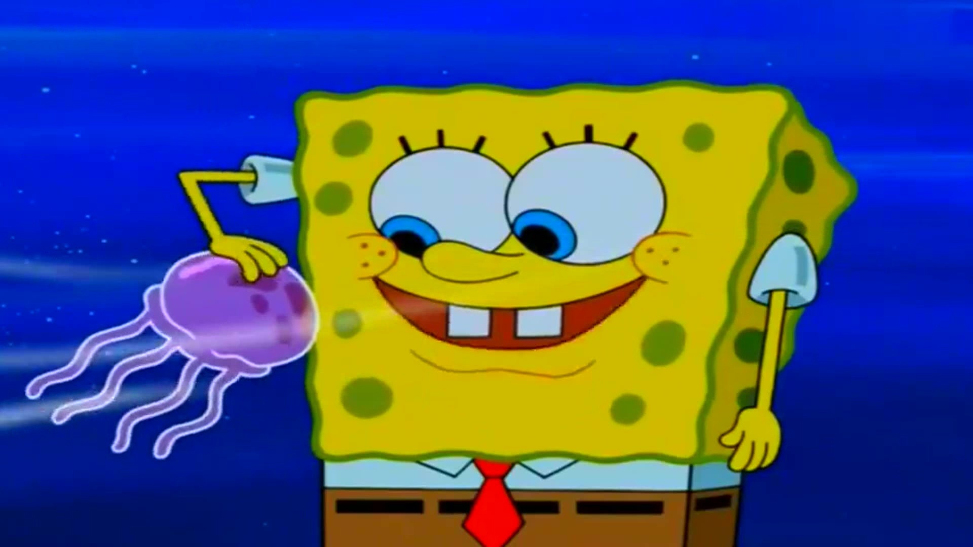 永远不迟到的小海绵,竟来不了了,蟹老板全程监控,直接吊过来!