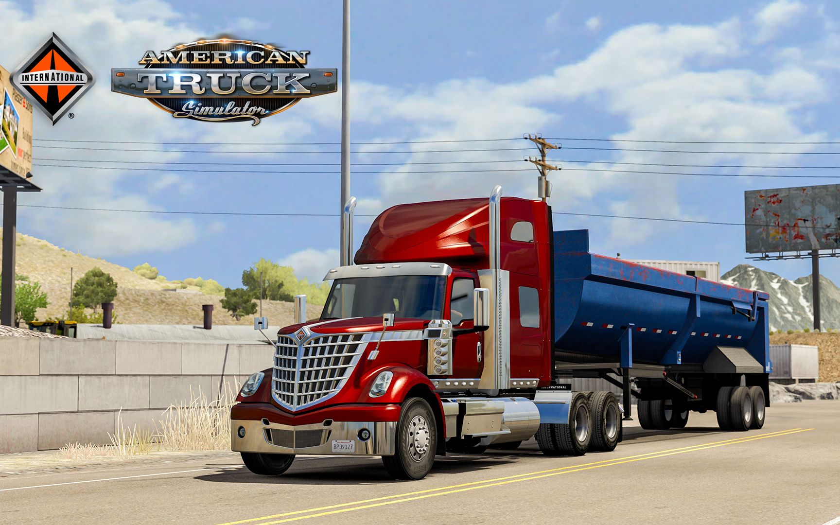 美洲卡车模拟 - 犹他州 #4:新.车试玩 International-Lonestar | American ...